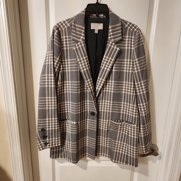 Chelsea28 | Dresses | Chelsea 28 Large Blazer Black And White | Poshmark